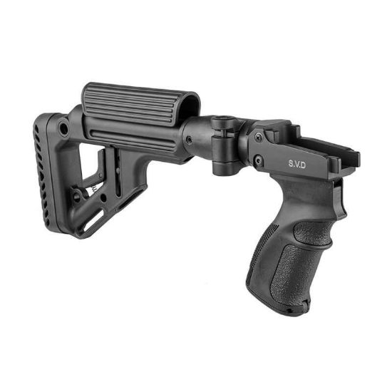 RTG Parts SVD Dragunov Side-Folding Buttstock with Cheek Rest, Cheek ...
