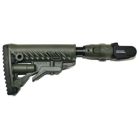 RTG Parts Recoil Reducing M4 Folding Collapsible Buttstock for AKMS ...