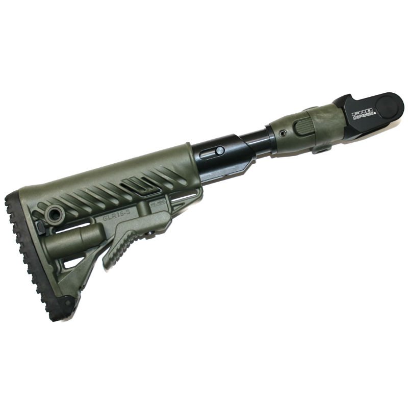 RTG Parts Recoil Reducing M4 Folding Collapsible Buttstock for AKMS ...