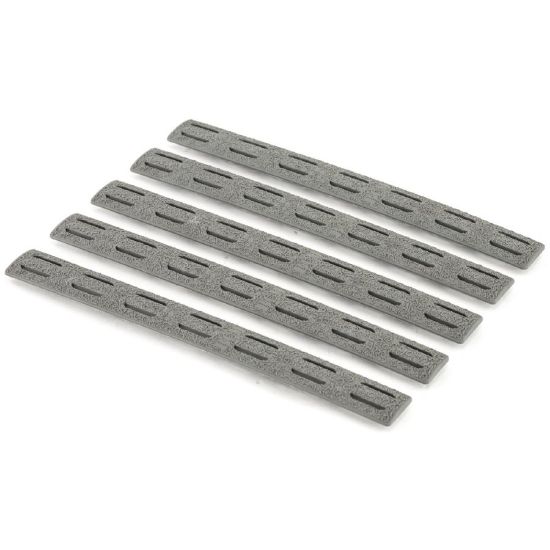 RTG Parts BCM 5.5 Inch KeyMod Rail Panel Kit, 5-Pack, Wolf Gray, Grey ...