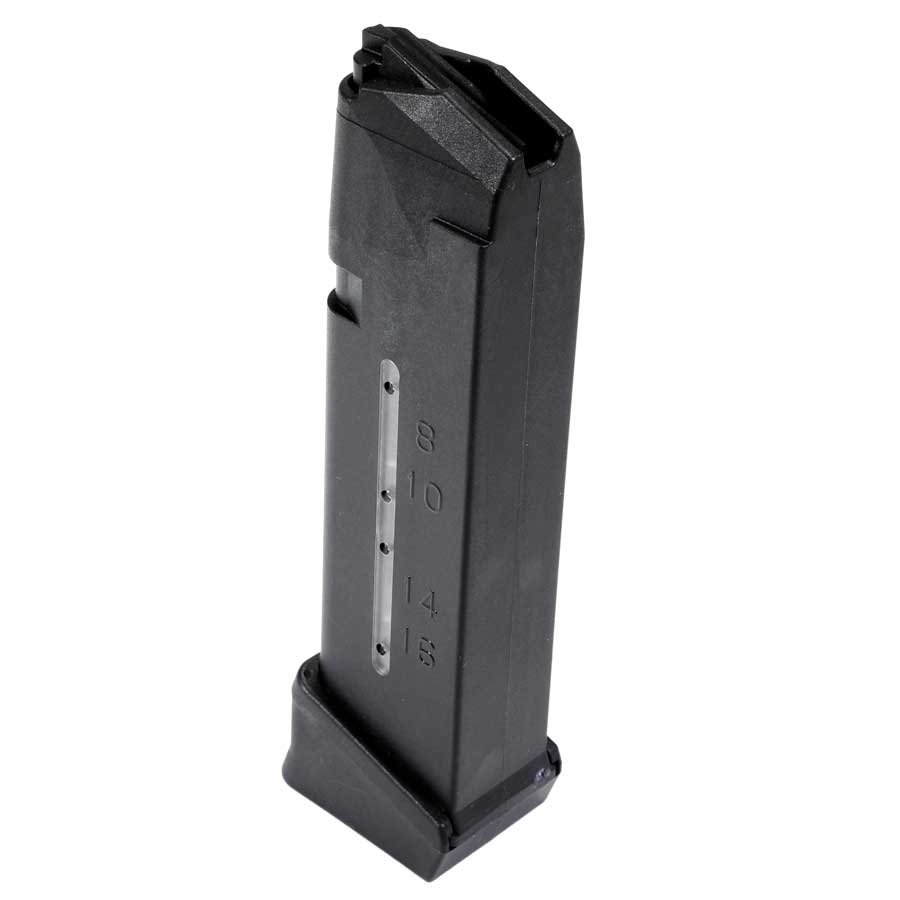 RTG Parts Glock 9mm 19rd Window Magazine with Plus 2 Baseplate ...