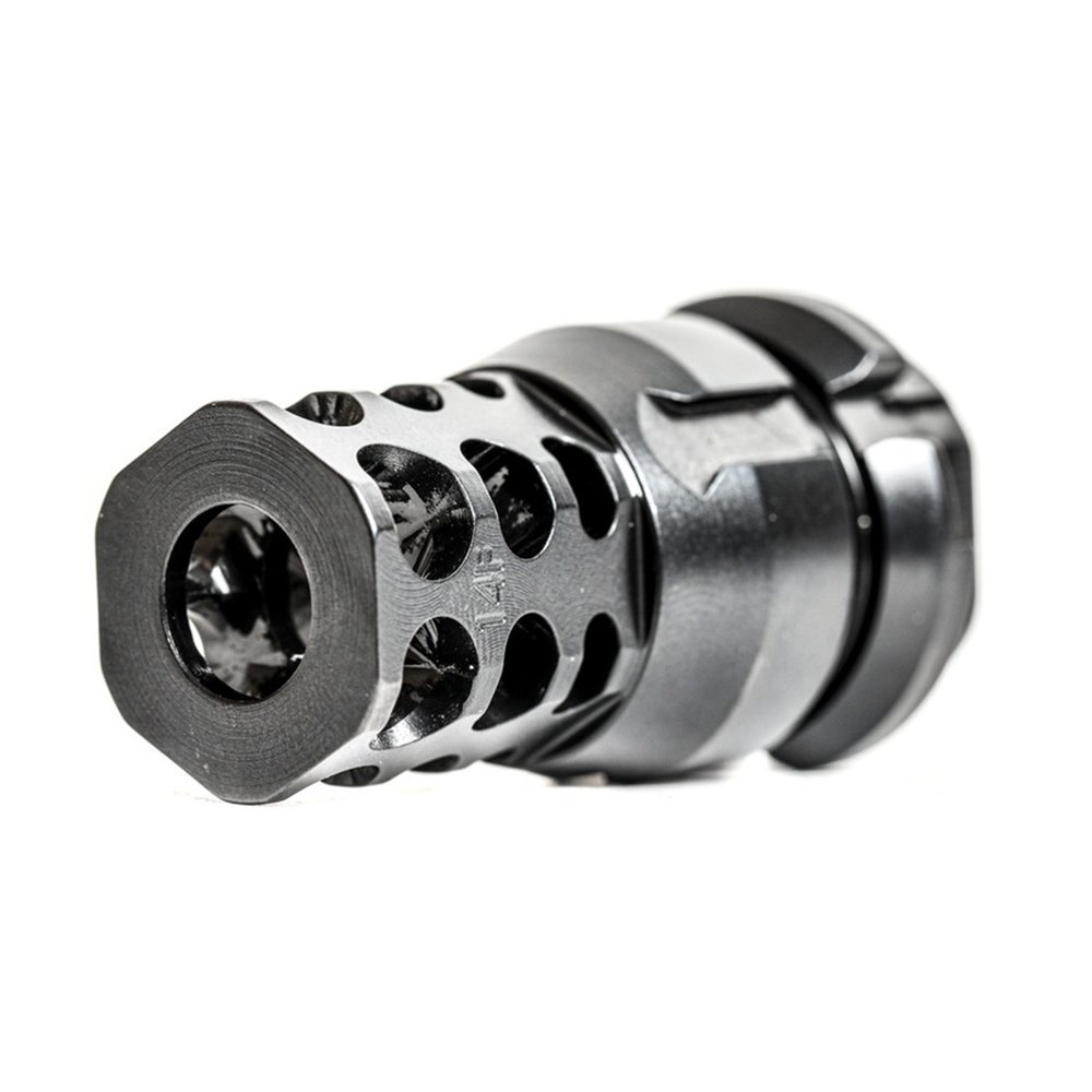 RTG Parts JMAC Customs 360 Muzzle Brake 14x1mm, 14-1LH Facemount, 14-1, Face mount, Keymount ...