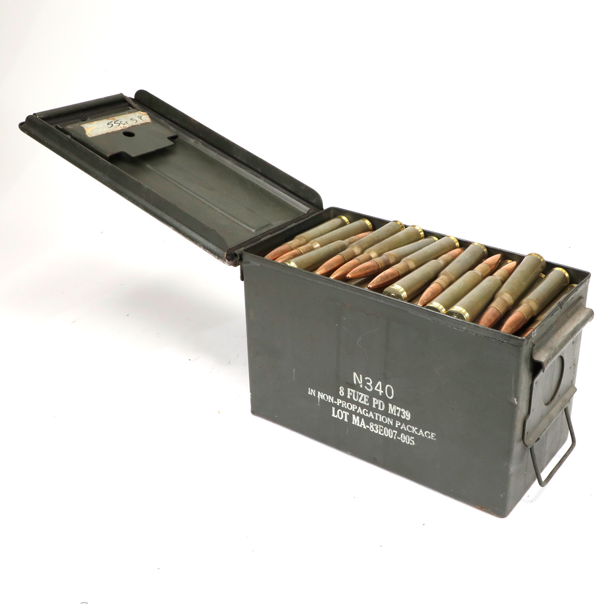 RTG Parts 150RD CAN OF .50BMG FRENCH-N 685GR FMJ-BT, J1-DLG-0021, RTG Parts